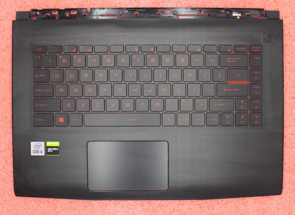 MSI GF63 Thin 9SCX Keyboard and Palmrest Assembly - Tekserve, Inc.