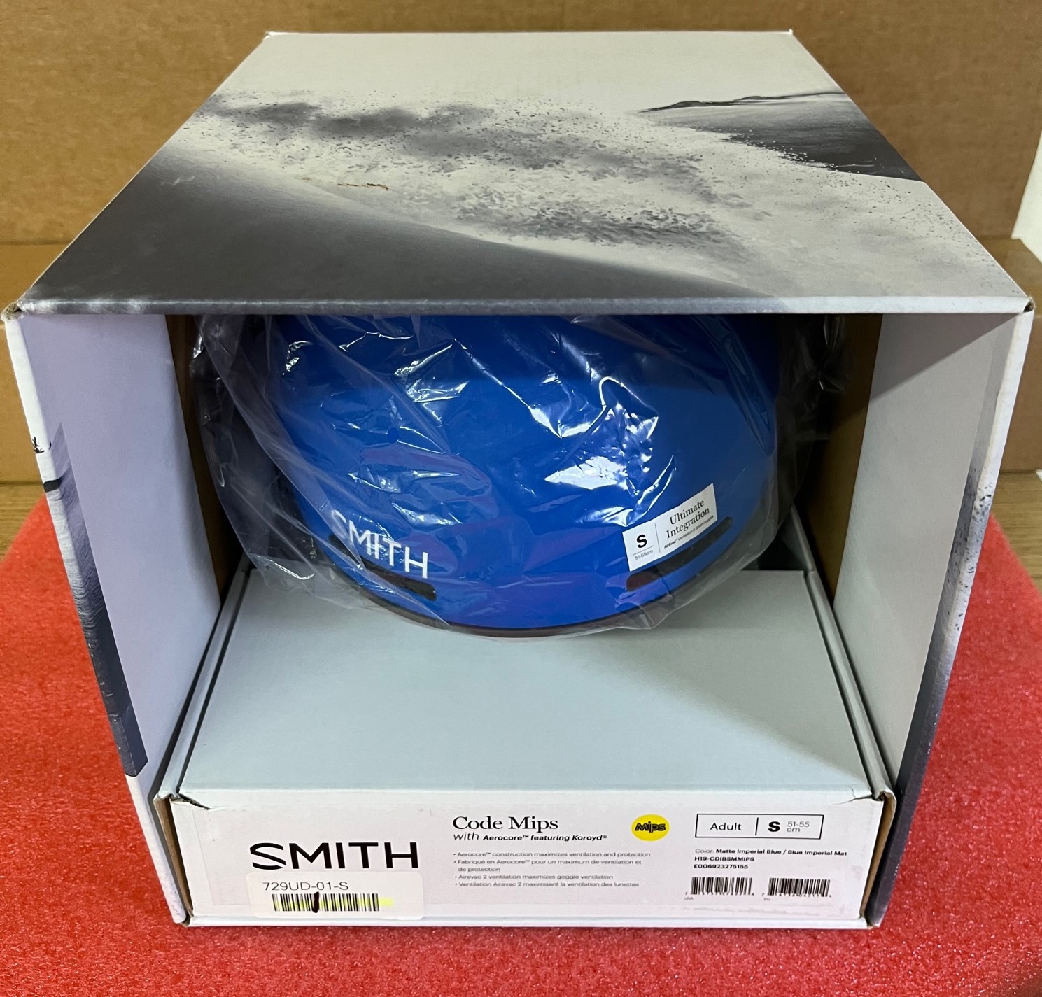 Smith Code MIPS Snow Helmet - Matte Imperial Blue - SMALL - Tekserve, Inc.