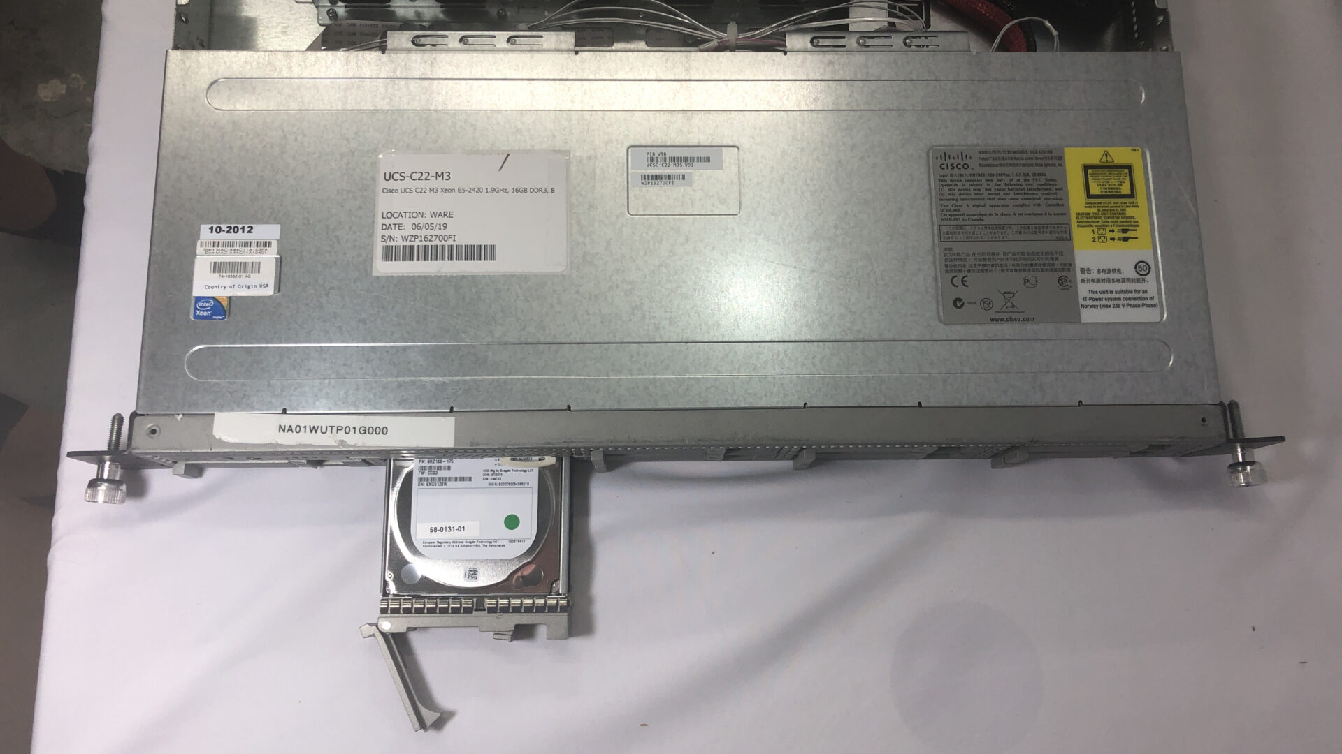 Cisco UCS C22 M3 2 x Xeon E5-2420 1.9GHz 16GB Memory 8x1TB SATA Rack ...