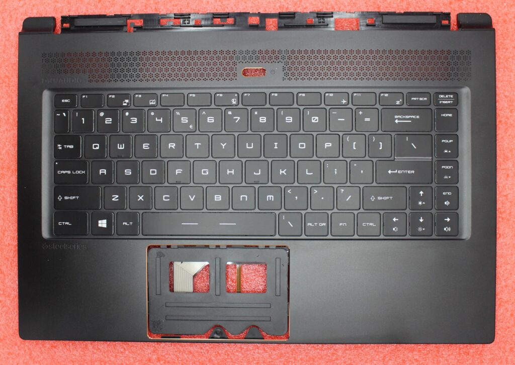 MSi GS65 MS-16Q2 Palmrest Assembly With Keyboard and Touchpad ...