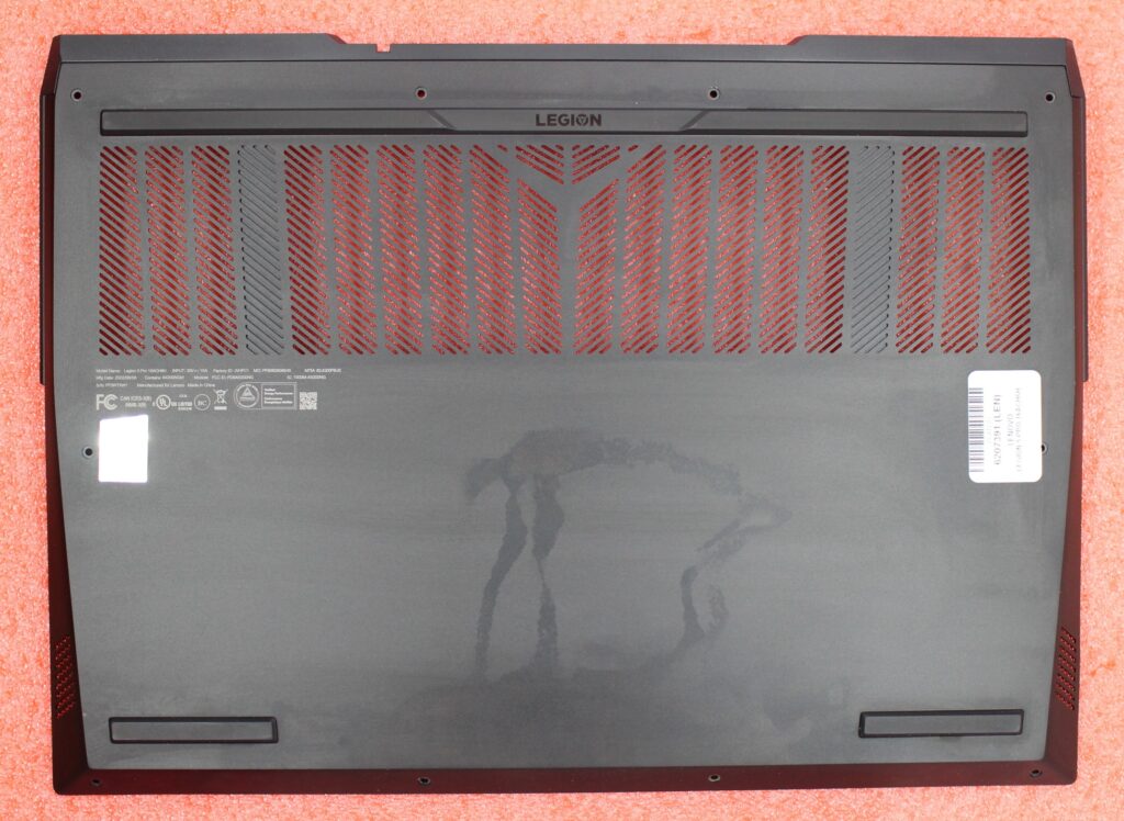 Lenovo Legion 5 Pro 16ACH6H Bottom Base Cover - Tekserve, Inc.