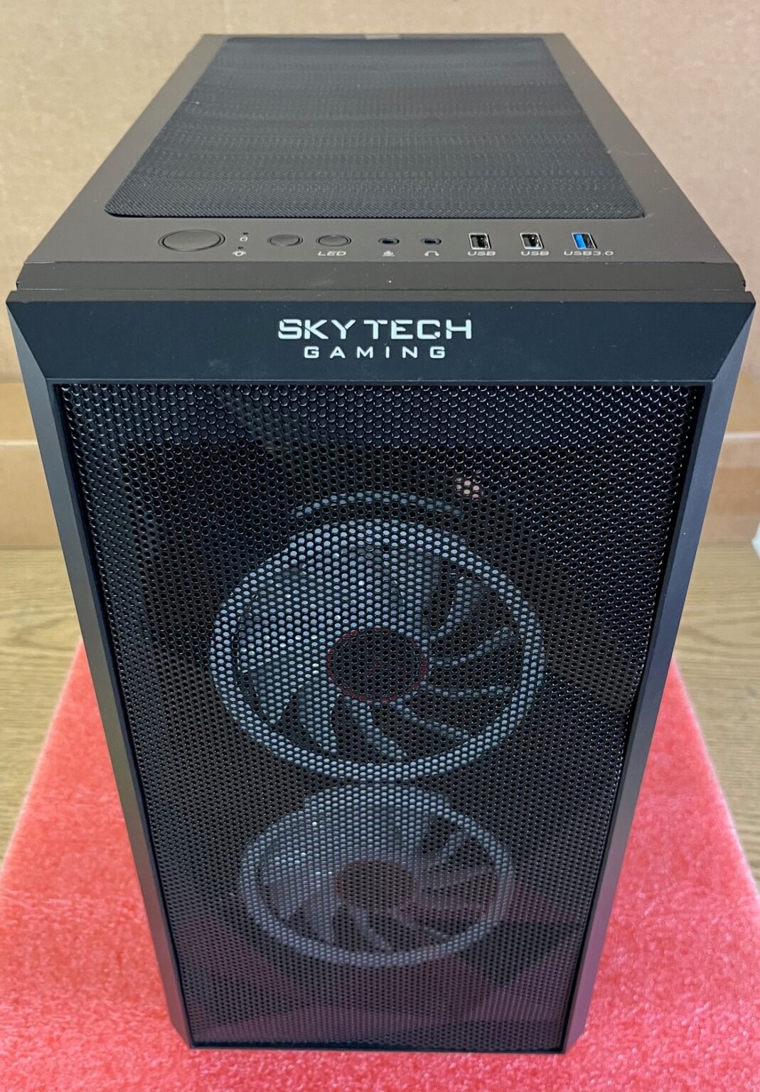 SkyTech Chronos Mini Gaming Desktop Chassis - Black - Tekserve, Inc.